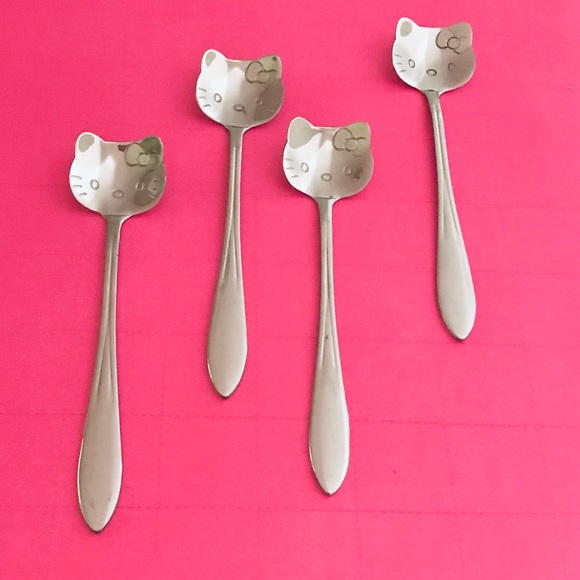 Hello Kitty | Dining | Nwt Hello Kitty Spoon Set 4 | Poshmark